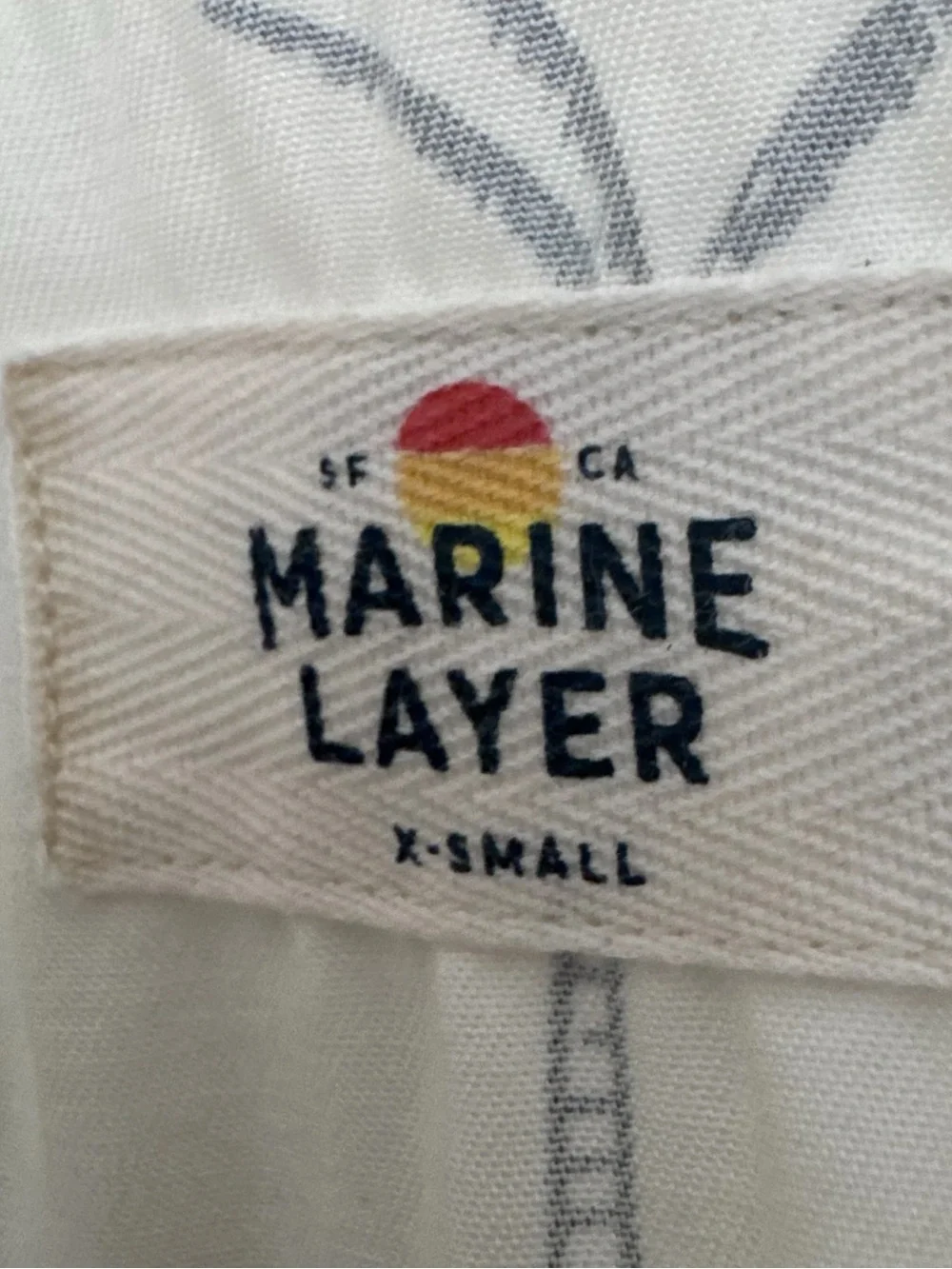 Marine Layer | Dresses | Marine Layer Camila Palm Tree Button Front ...